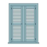 Plantation Shutters Z Frame | Z Frame Shutters