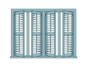Plantation Shutters Z Frame | Z Frame Shutters